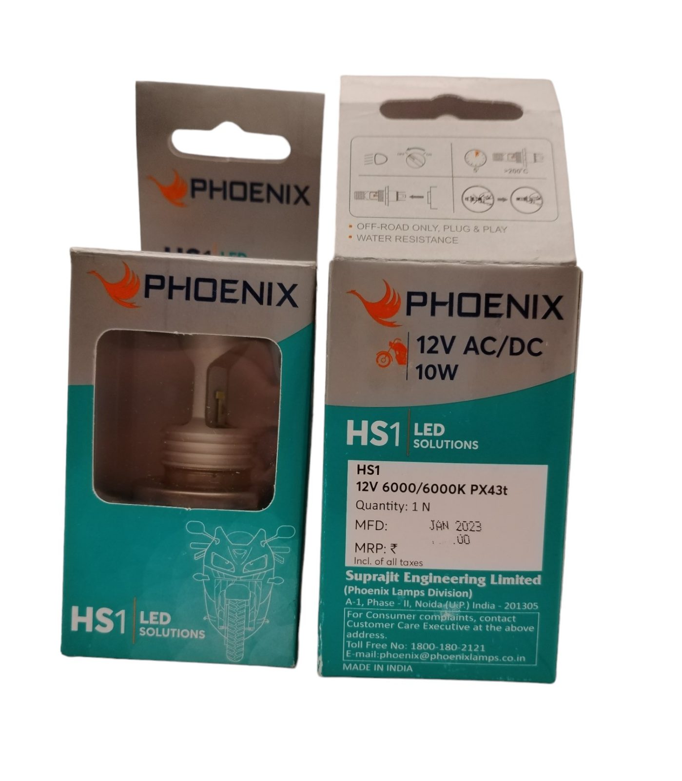 AMPOLLETA H4 LED MARCA : PHOENIX REF: HS1-LED - Colombia Motos
