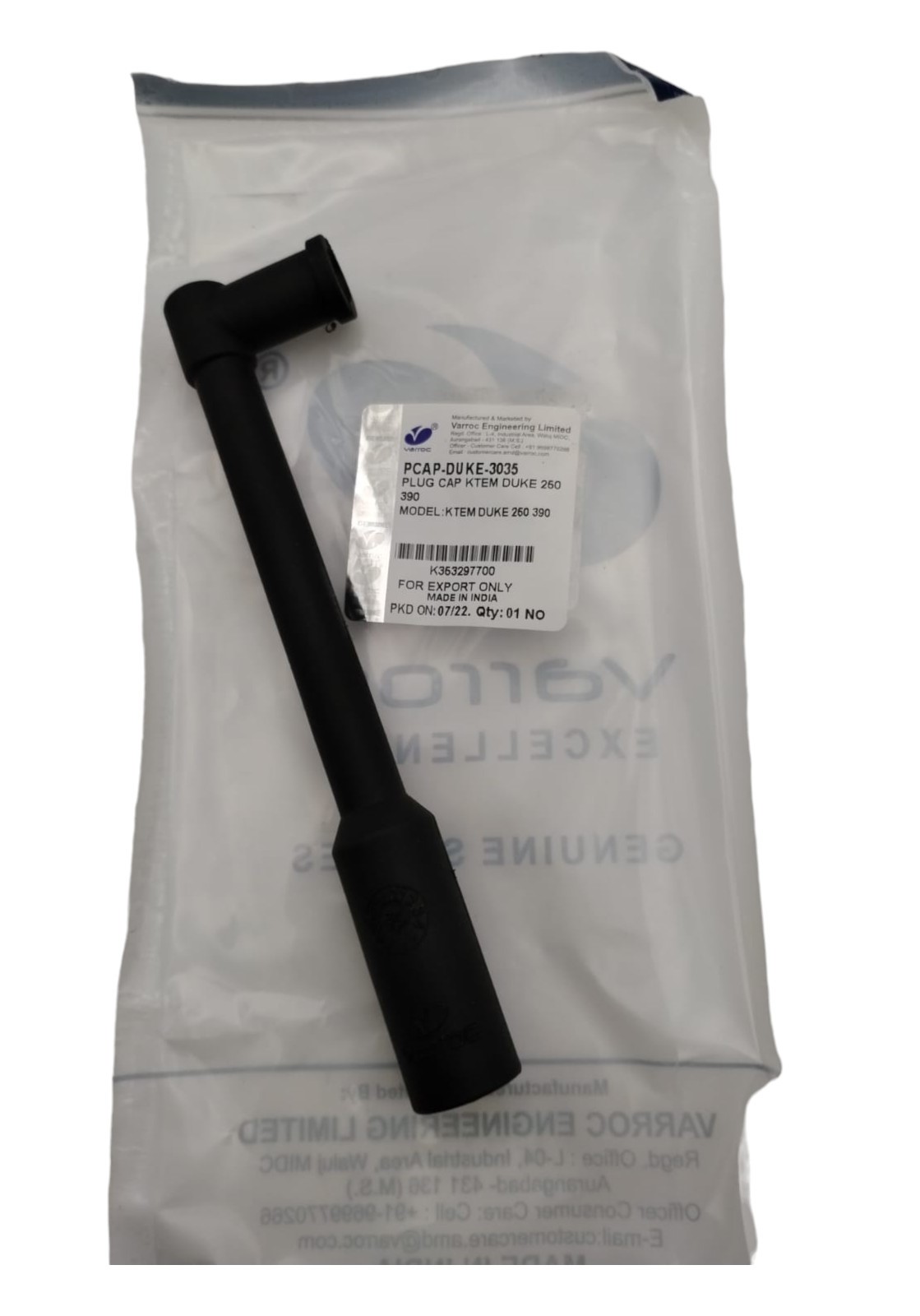 CACHIMBA KTM 250/390/ DOMINAR 250 (14 MM MN) MARCA: VARROC REF ...